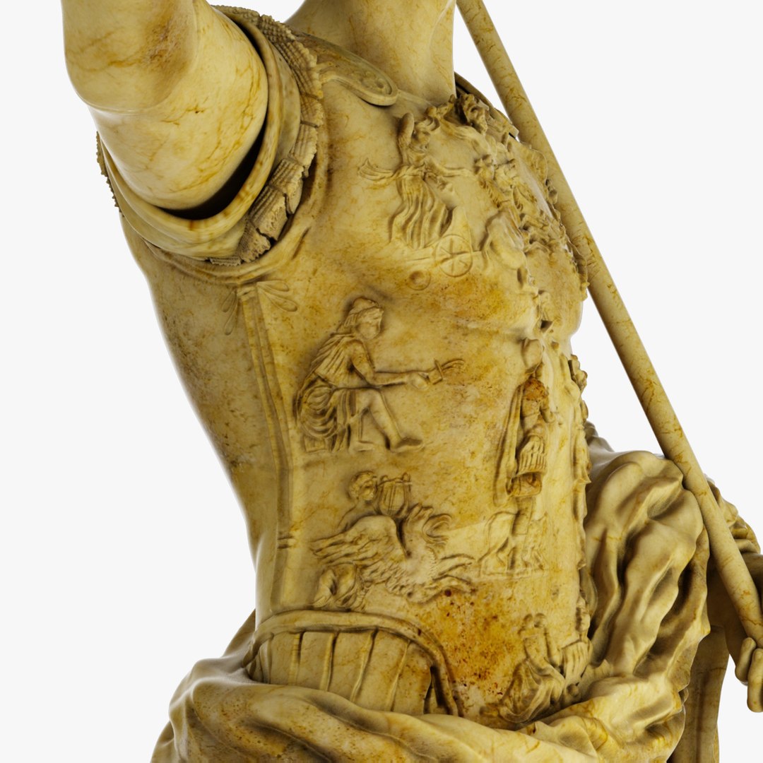 Statue Augustus Prima Porta 3d Model