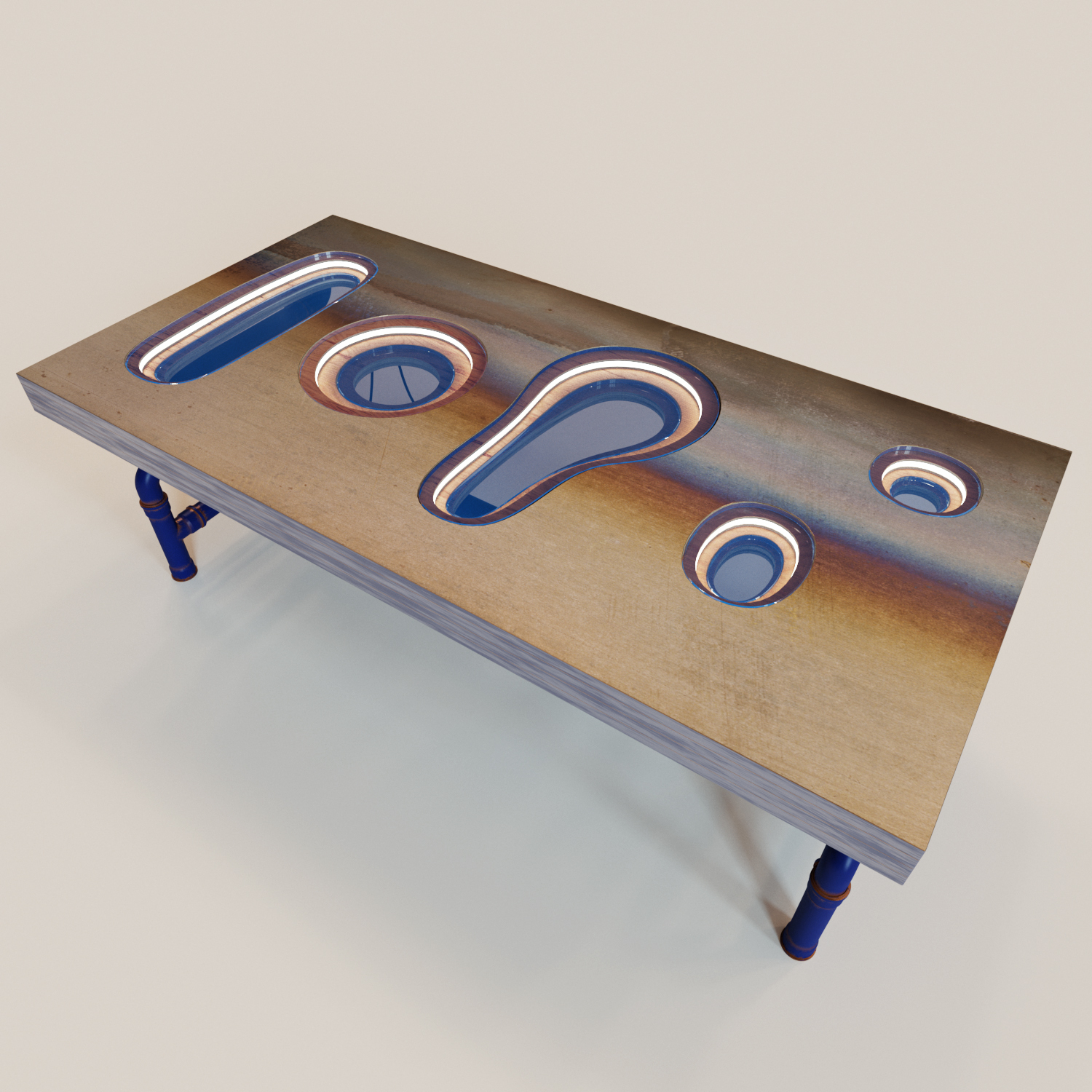 3d parametric table tab-atoll
