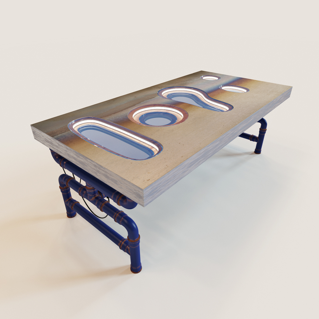 3d parametric table tab-atoll