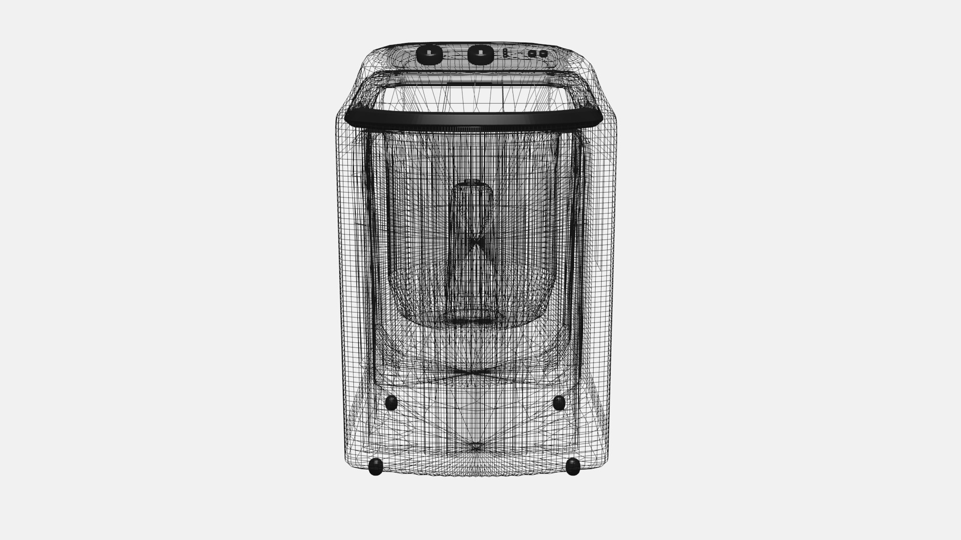 Washing Machine 3D Model - TurboSquid 2209390