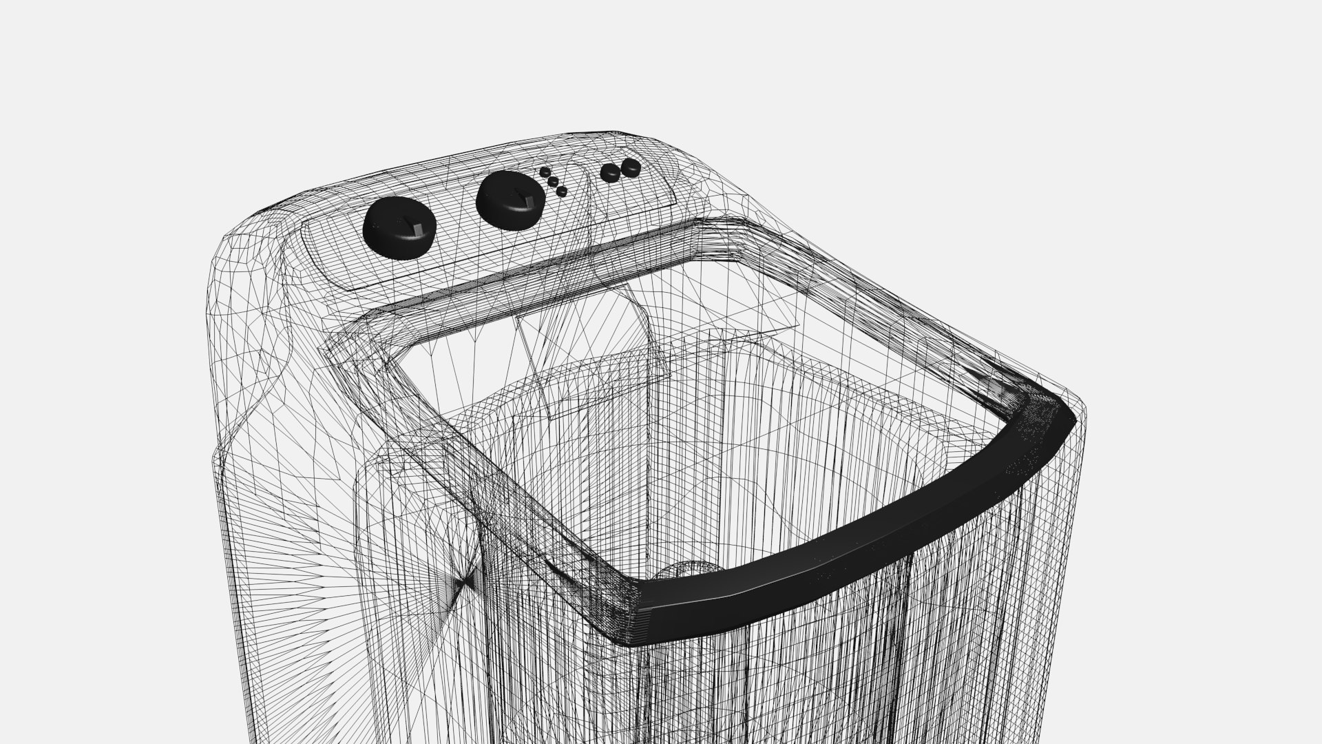 Washing Machine 3D Model - TurboSquid 2209390