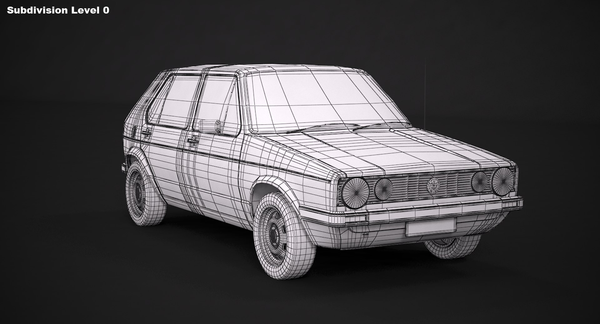 3D model golf convertible facelift - TurboSquid 1511019