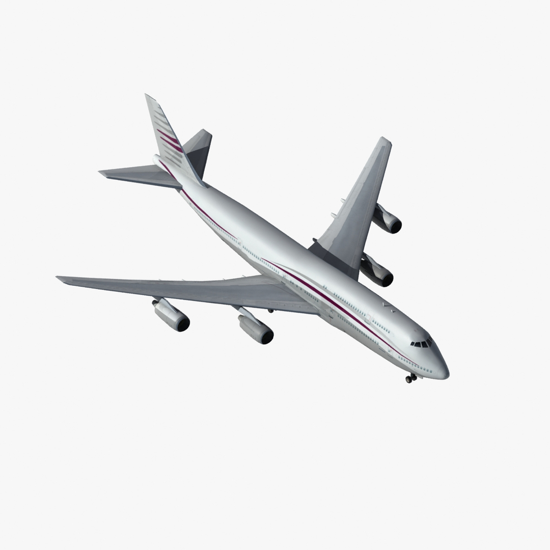 3ds Boeing 747-800 Qatar 747