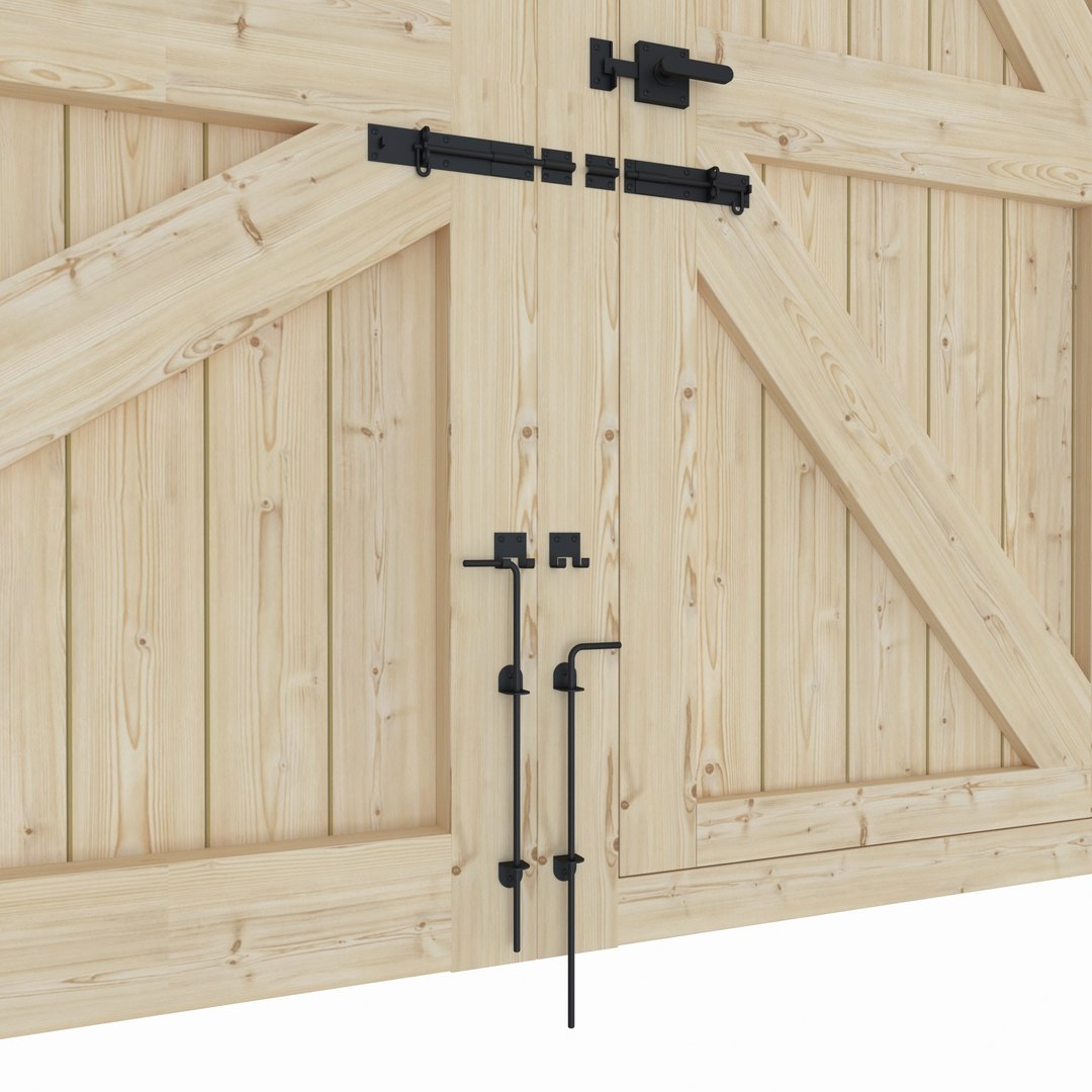 Gate Wood 3D Model - TurboSquid 2104756