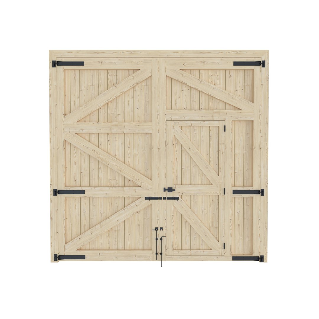 Gate Wood 3D Model - TurboSquid 2104756