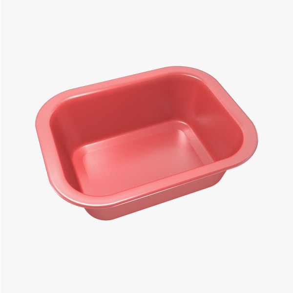 3D model Plastic Basin Dark Red - TurboSquid 1976232