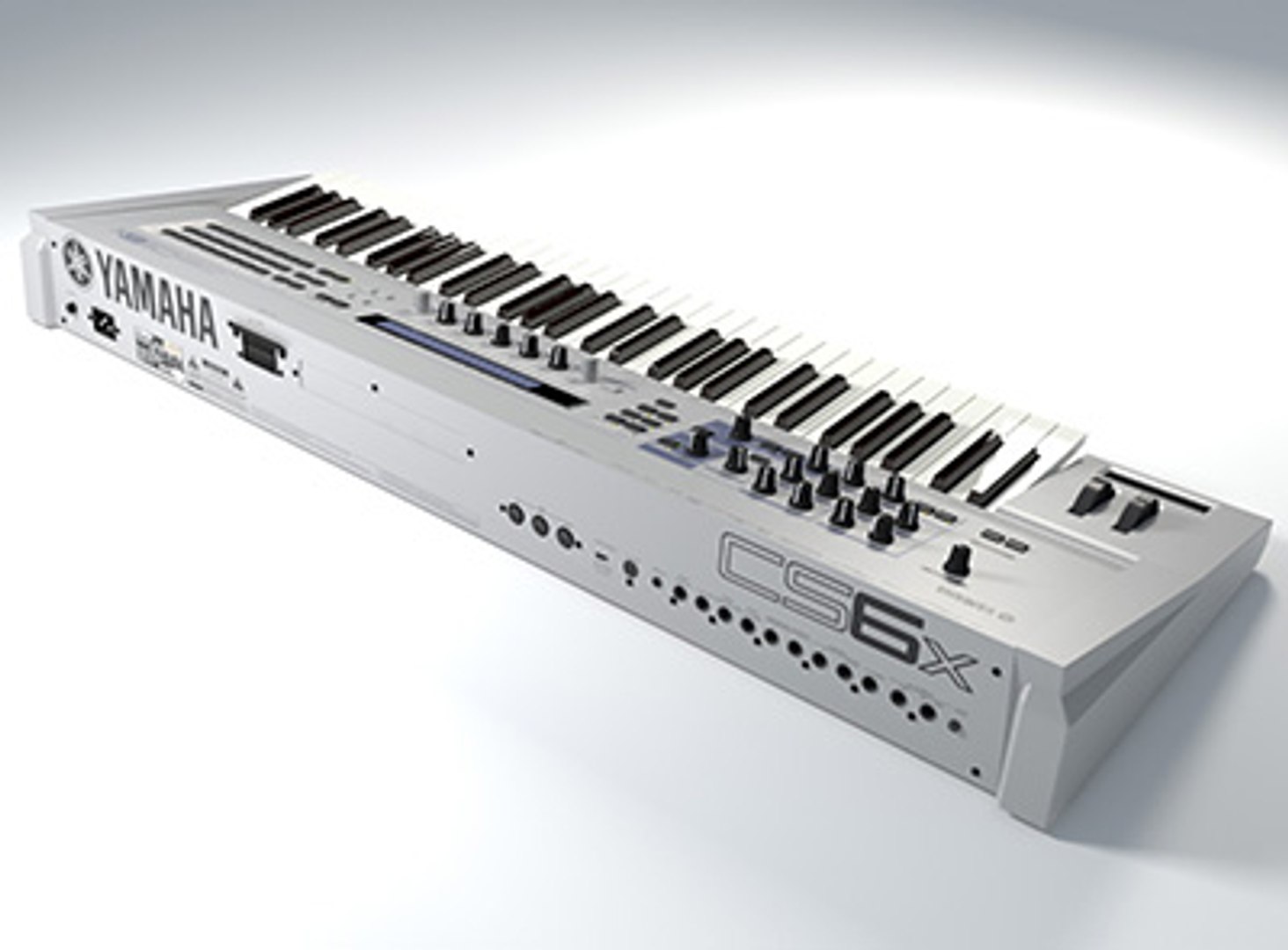 yamaha cs6x synthesizer 3d model