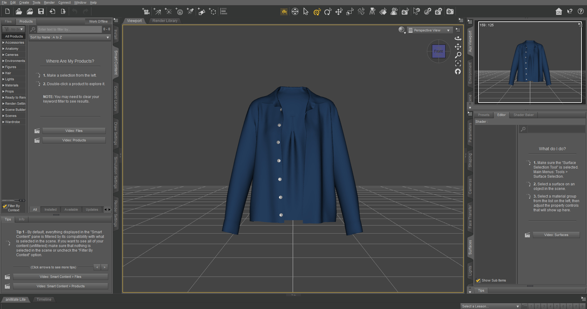 Free Unisex Denim Shirt Design 3D model - TurboSquid 1936034