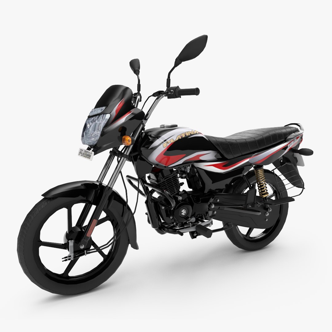 3D Model Bajaj Platina 100 - TurboSquid 2336891