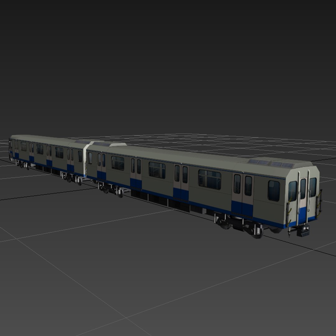 Electric Train Interior 3d Max