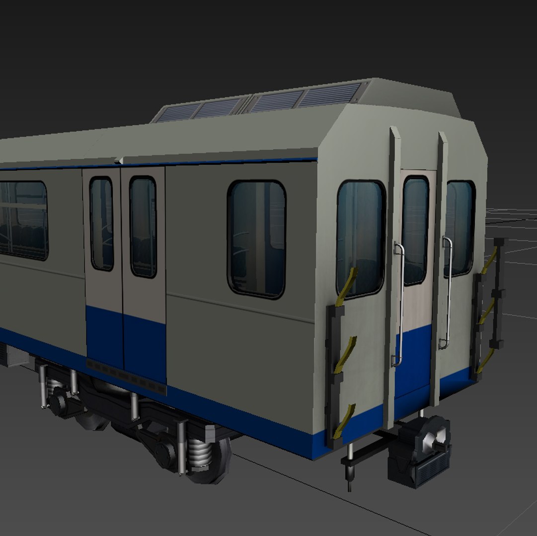 Electric Train Interior 3d Max