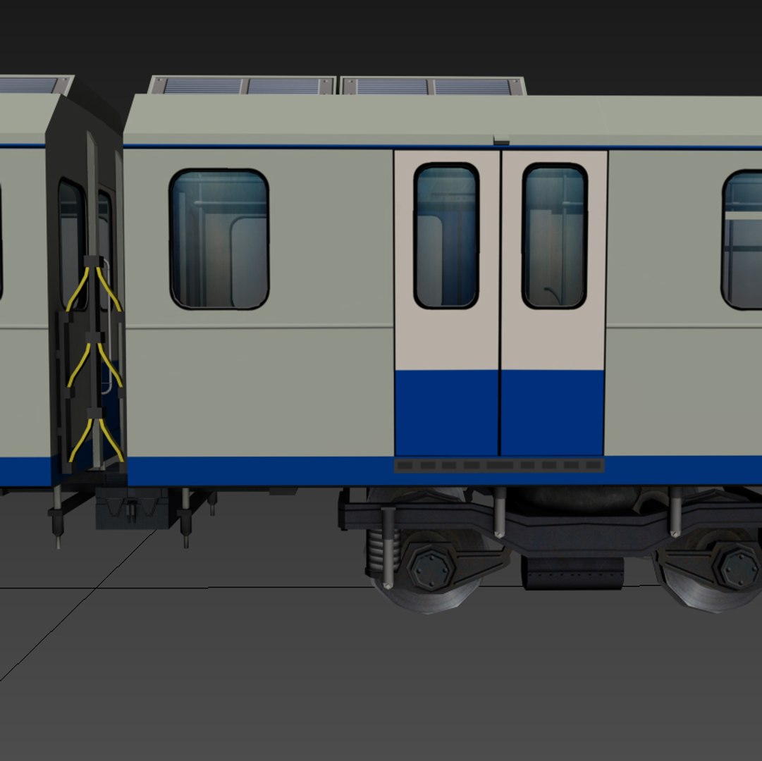 Electric Train Interior 3d Max
