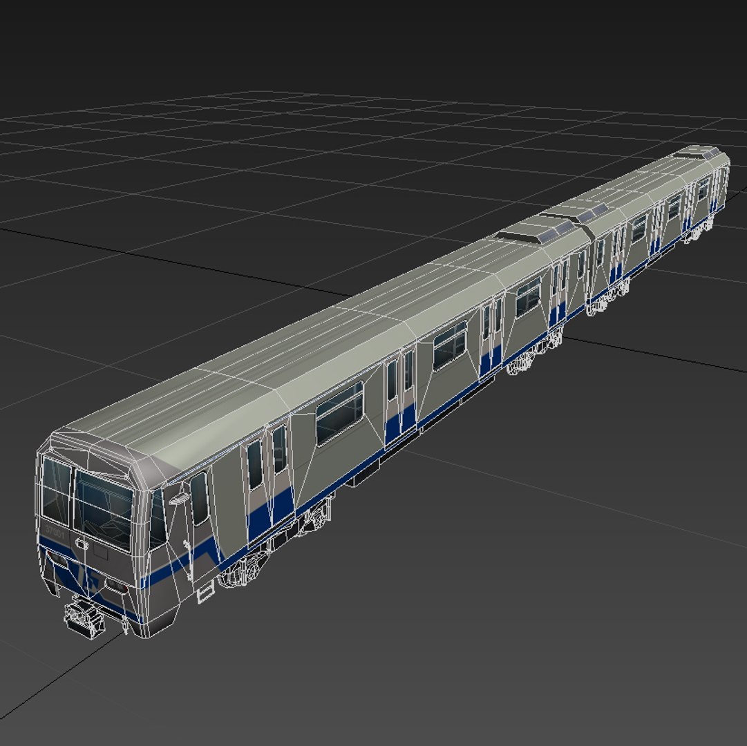 Electric Train Interior 3d Max