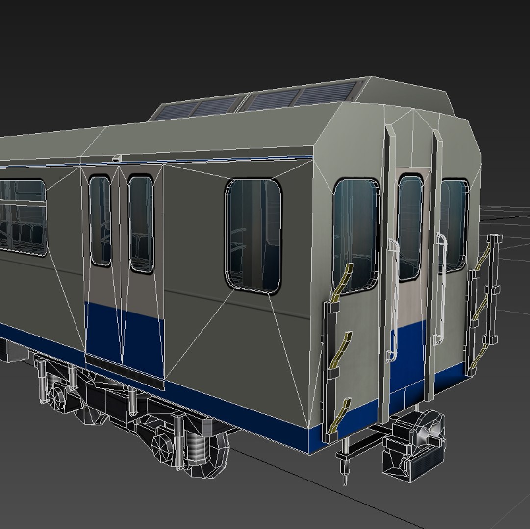 Electric Train Interior 3d Max