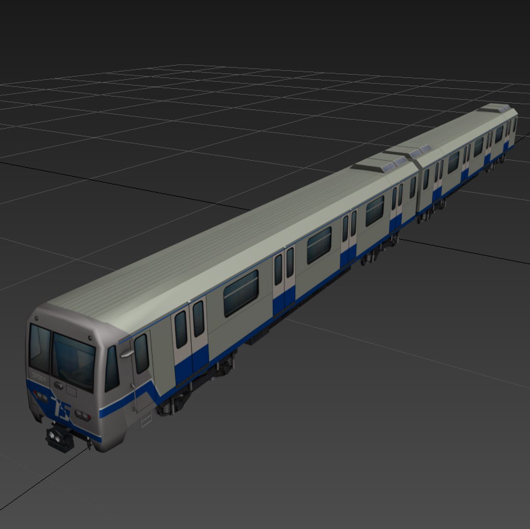 Electric Train Interior 3d Max