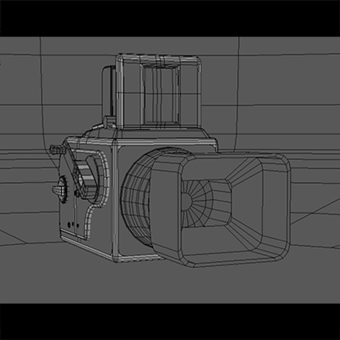 3d model hasselblad photo camera