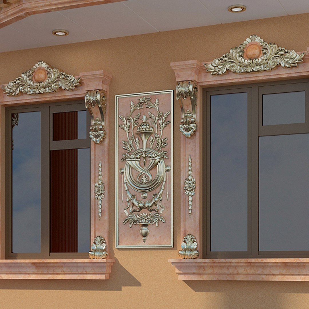 3ds Max Bas Relief Wall