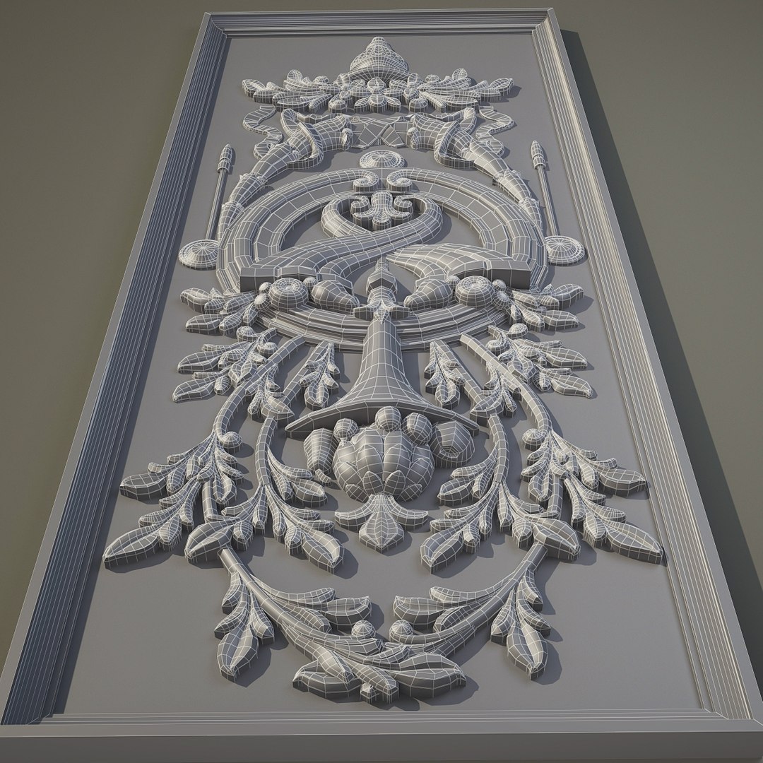 3ds Max Bas Relief Wall
