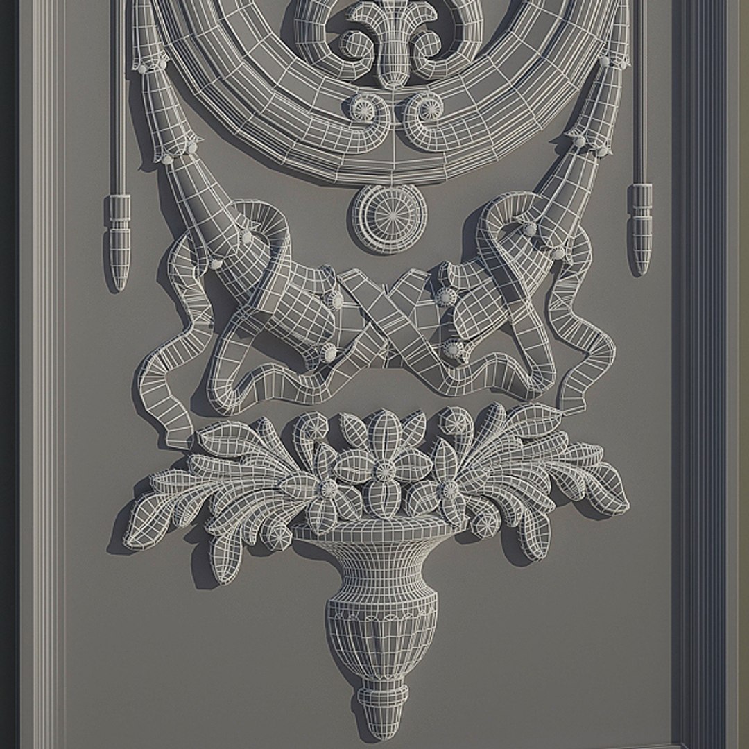 3ds Max Bas Relief Wall