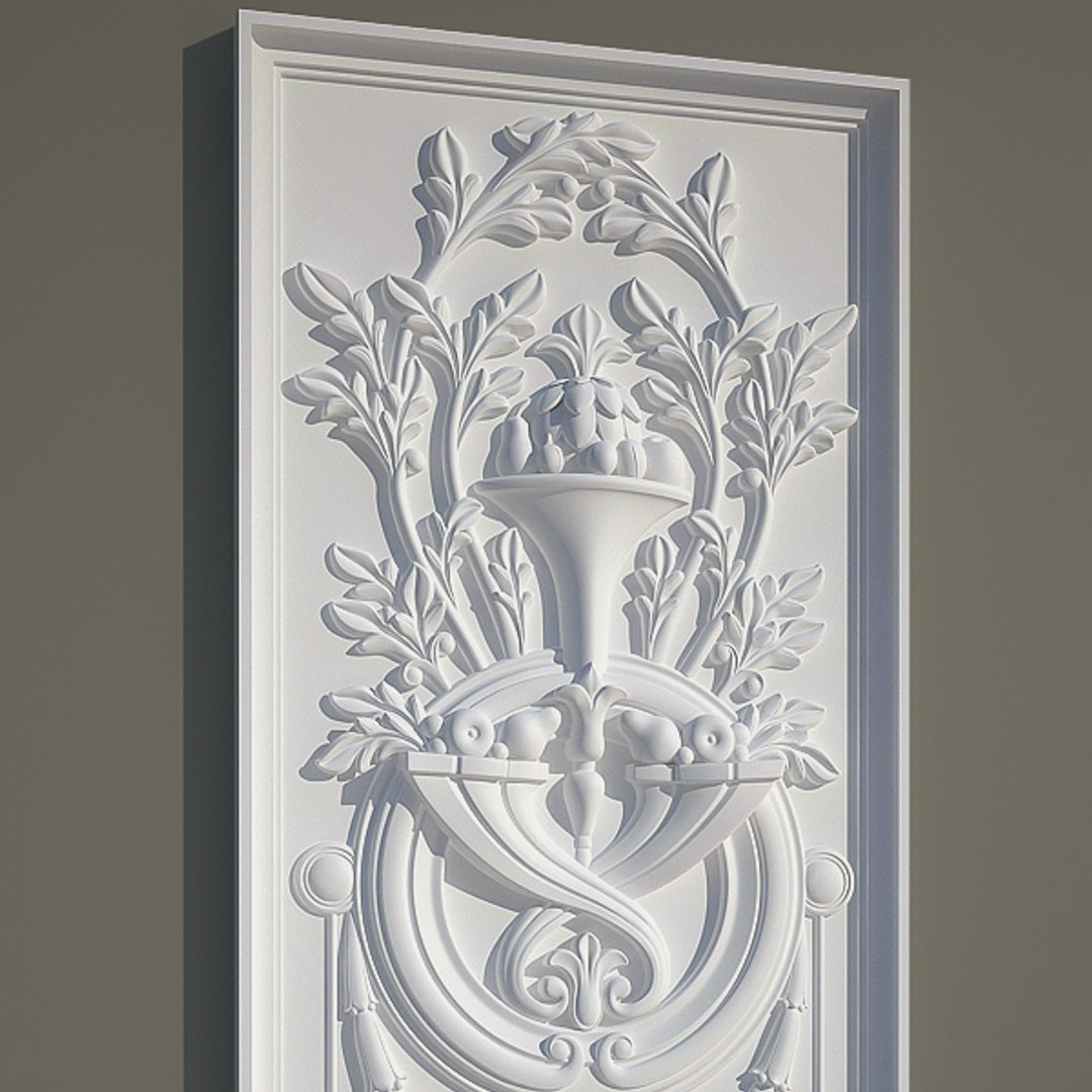 3ds Max Bas Relief Wall