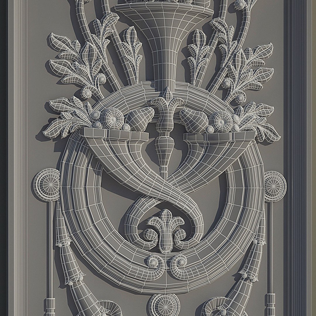 3ds Max Bas Relief Wall