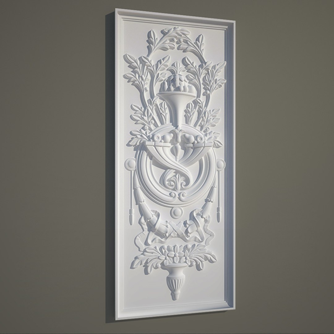 3ds Max Bas Relief Wall