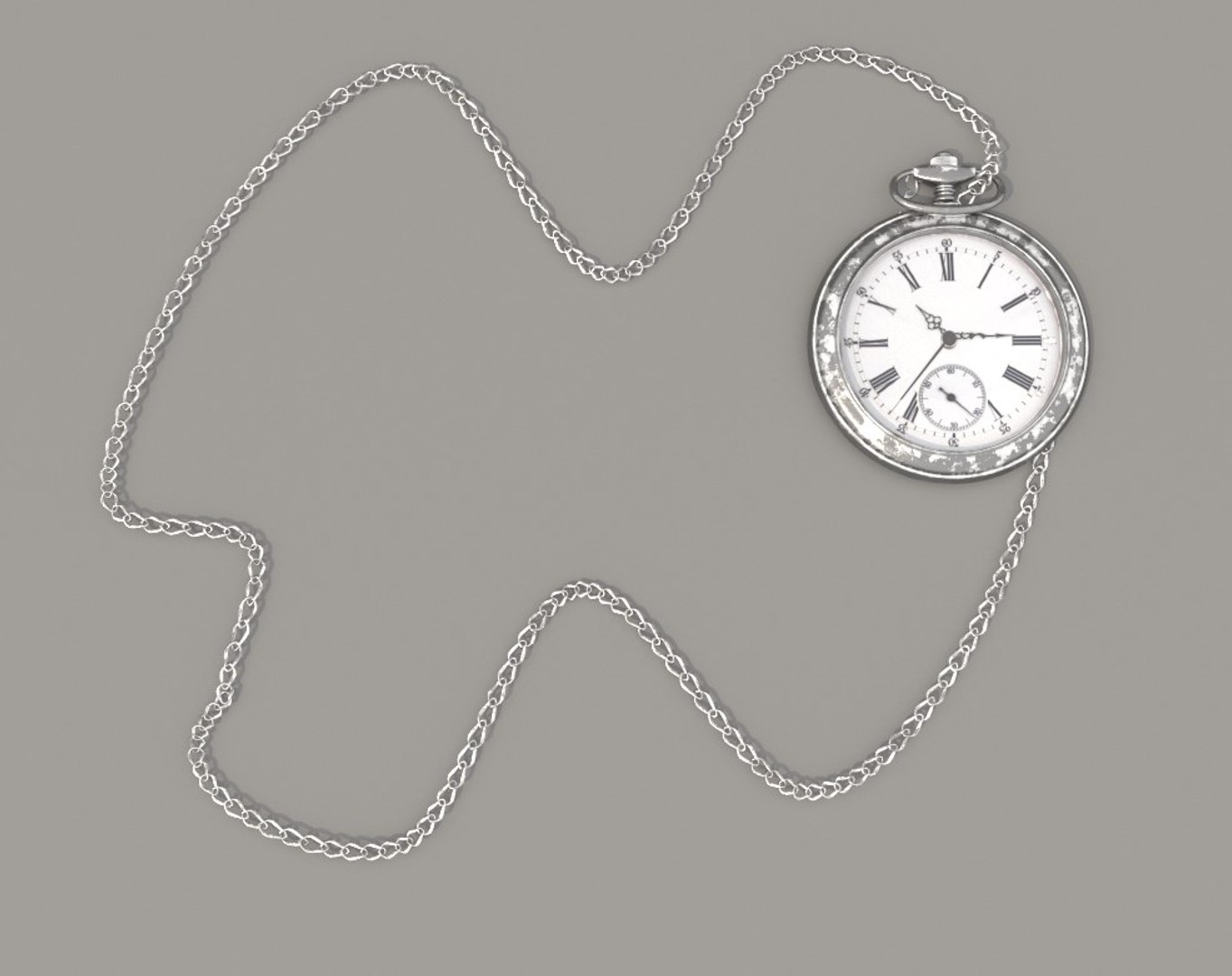 Pocket Watch Chain Model - TurboSquid 1645502