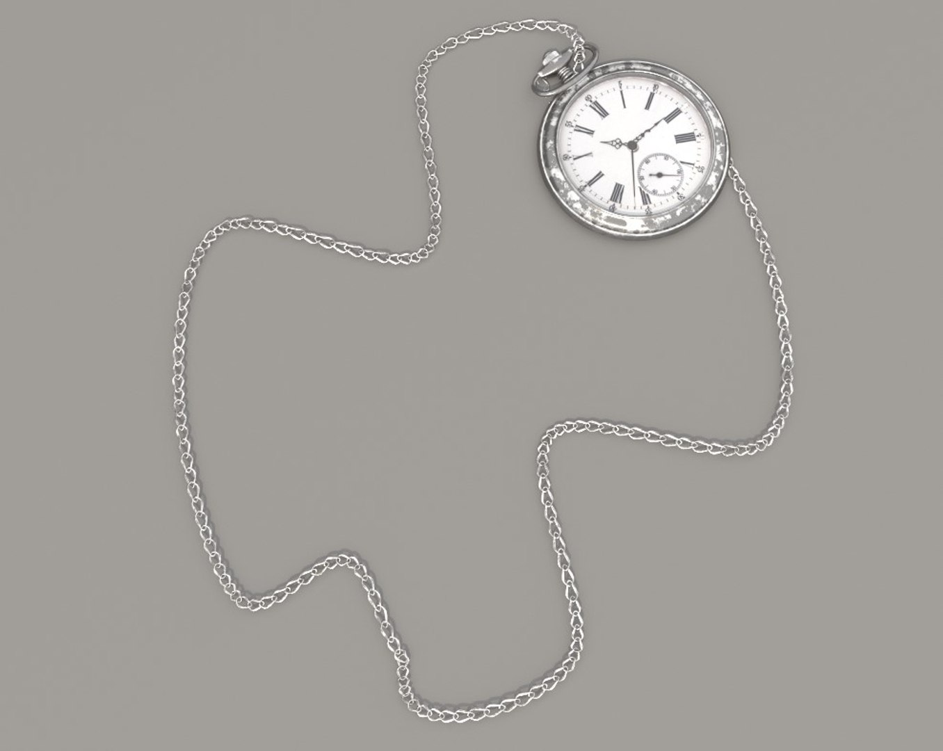 Pocket Watch Chain Model - TurboSquid 1645502