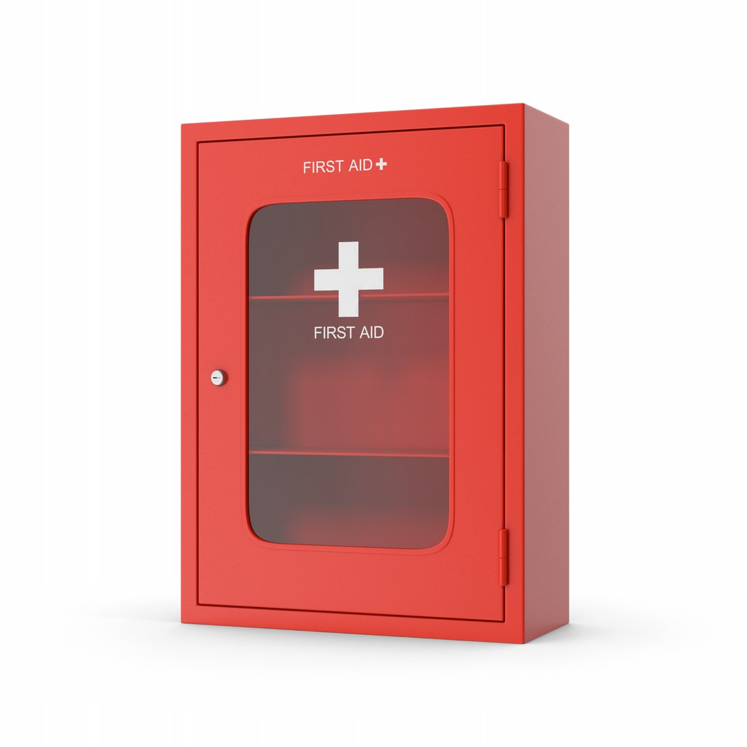 Wall Mount First Aid Box Model - TurboSquid 2340739