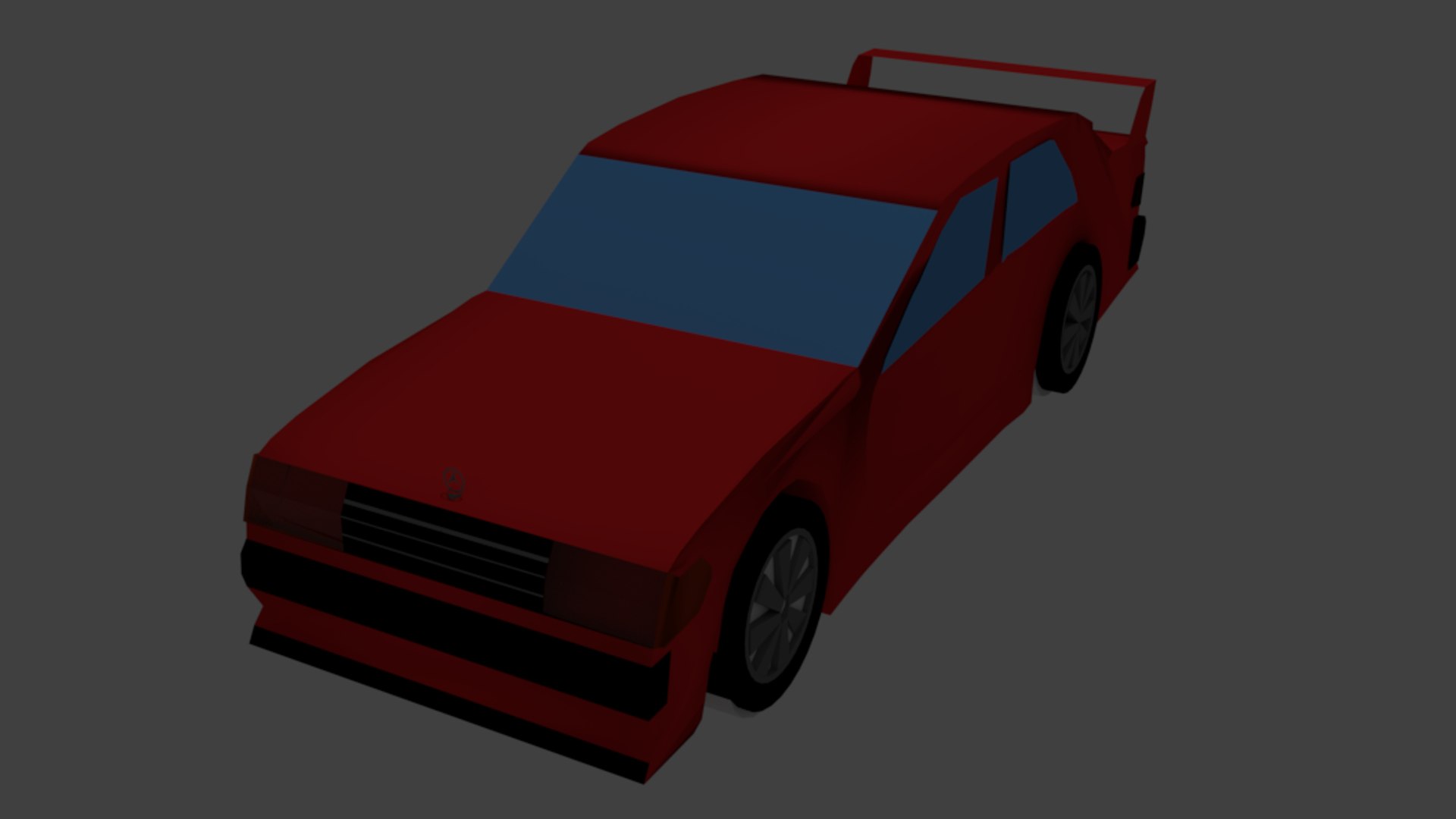 Mercedes-benz cartoon styled 3D model - TurboSquid 1375283