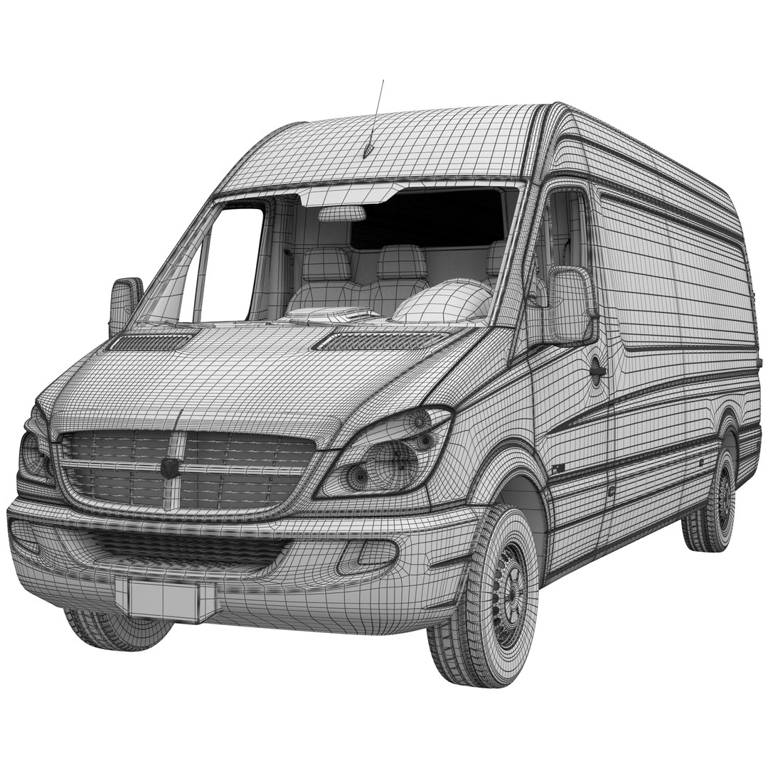 3D Dodge Sprinter 2500 PanelVan L3H2 - TurboSquid 1903518