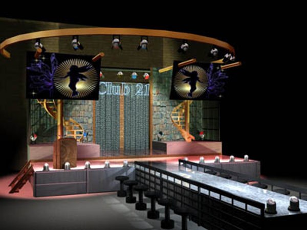 fashion stage 3d model