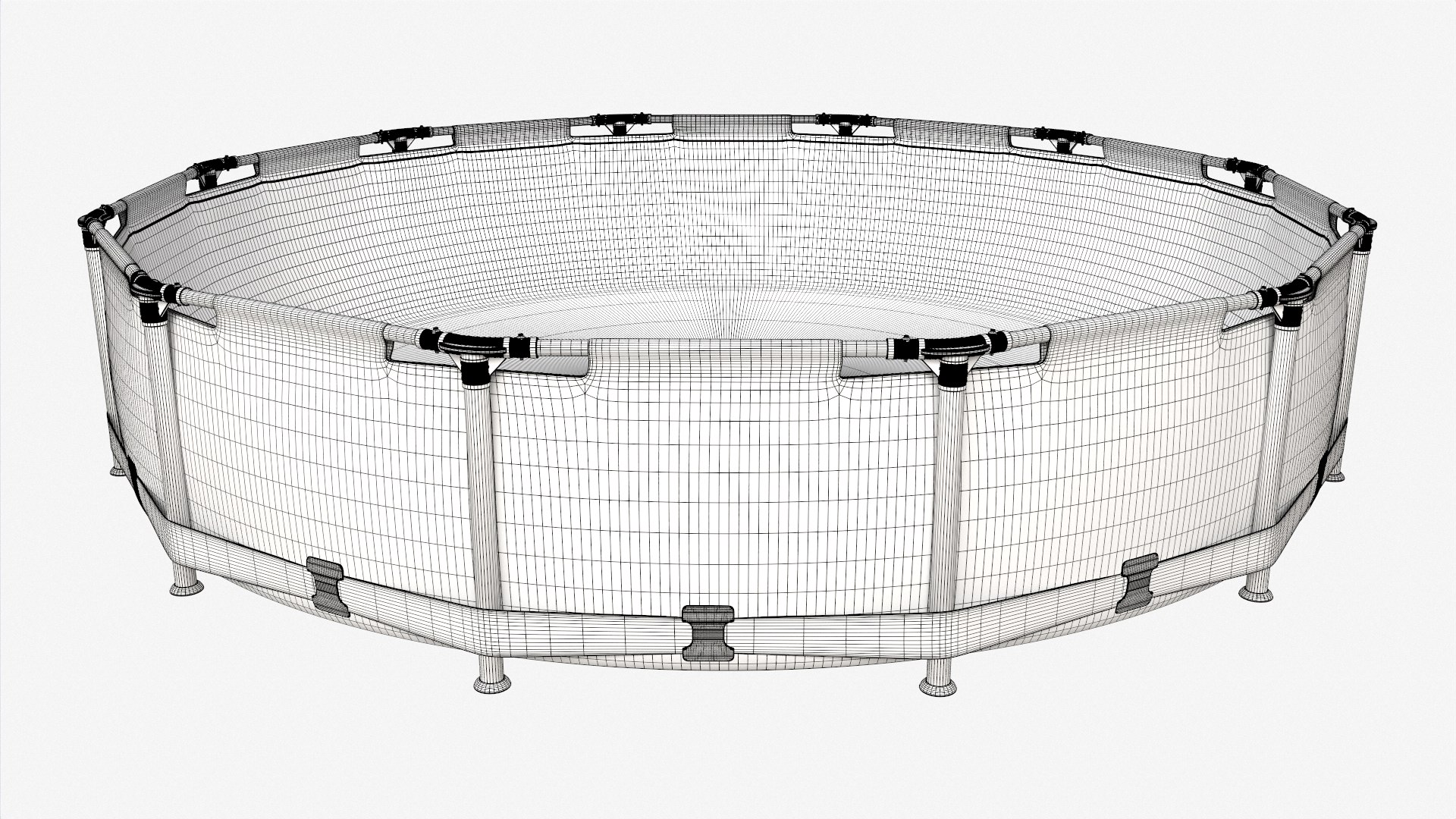 Swimming Pool Bestway Steel Pro MAX 3D Model - TurboSquid 2094181