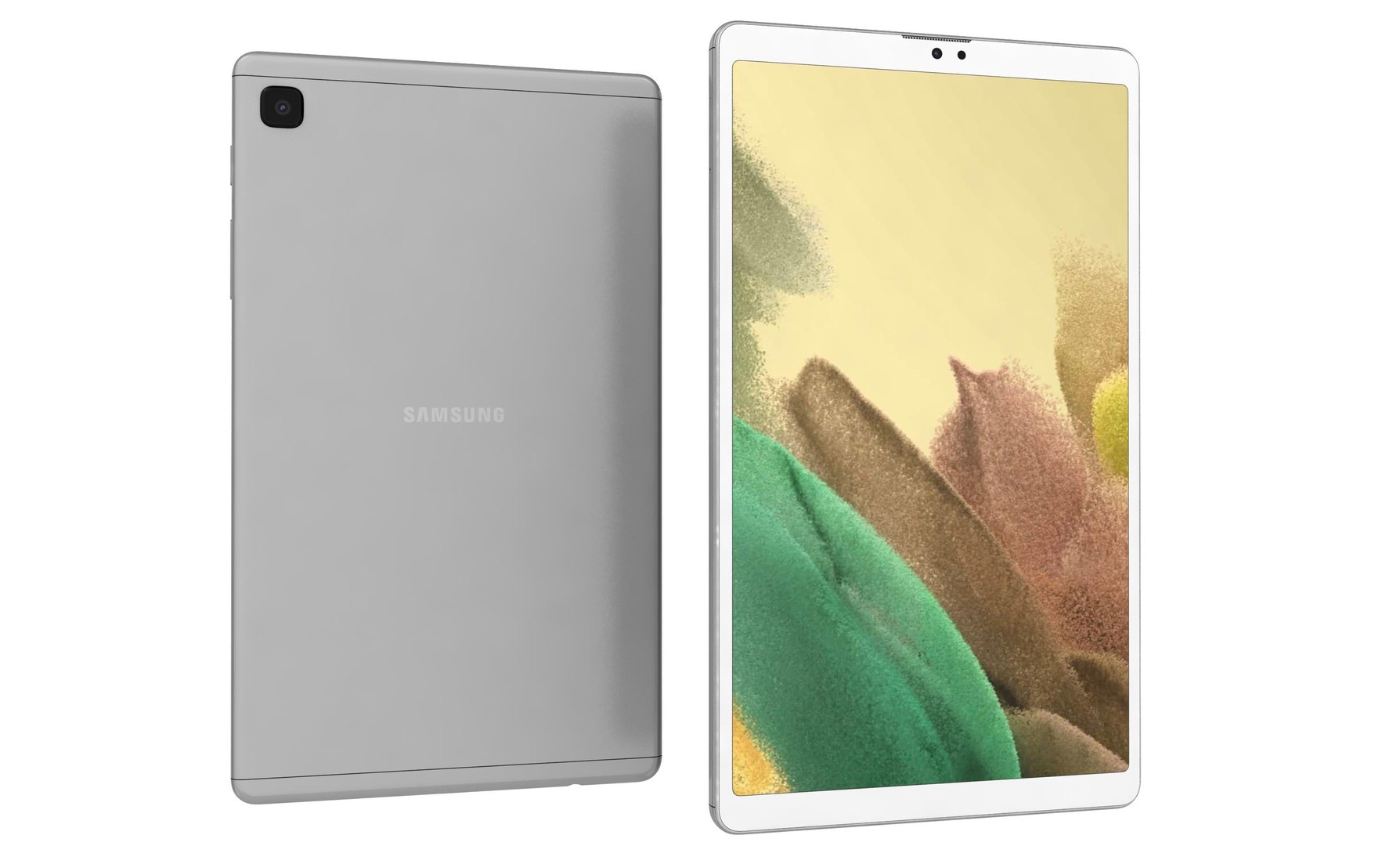 Samsung Galaxy Tab A7 Lite Silver Model - TurboSquid 1743219