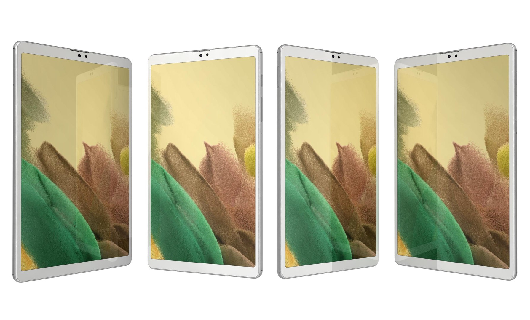 Samsung Galaxy Tab A7 Lite Silver Model - TurboSquid 1743219