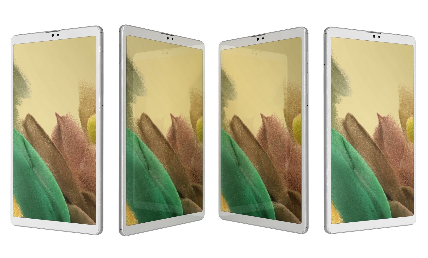 Samsung Galaxy Tab A7 Lite Silver Model - TurboSquid 1743219