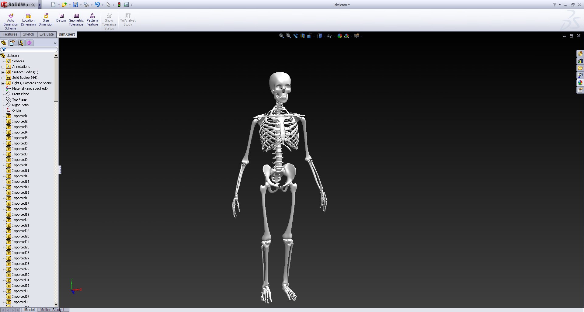 3d 3dm Solidworks Skeleton