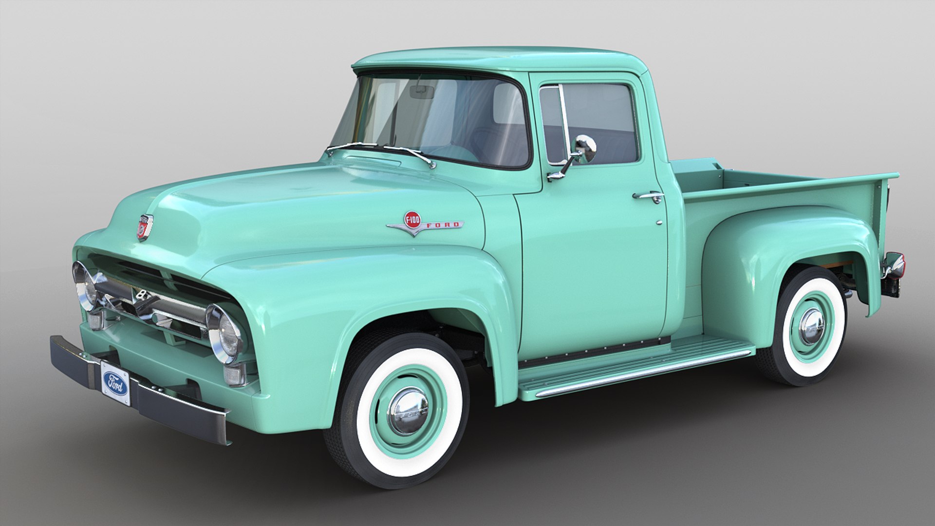 3D 1956 f-100 - TurboSquid 1350305