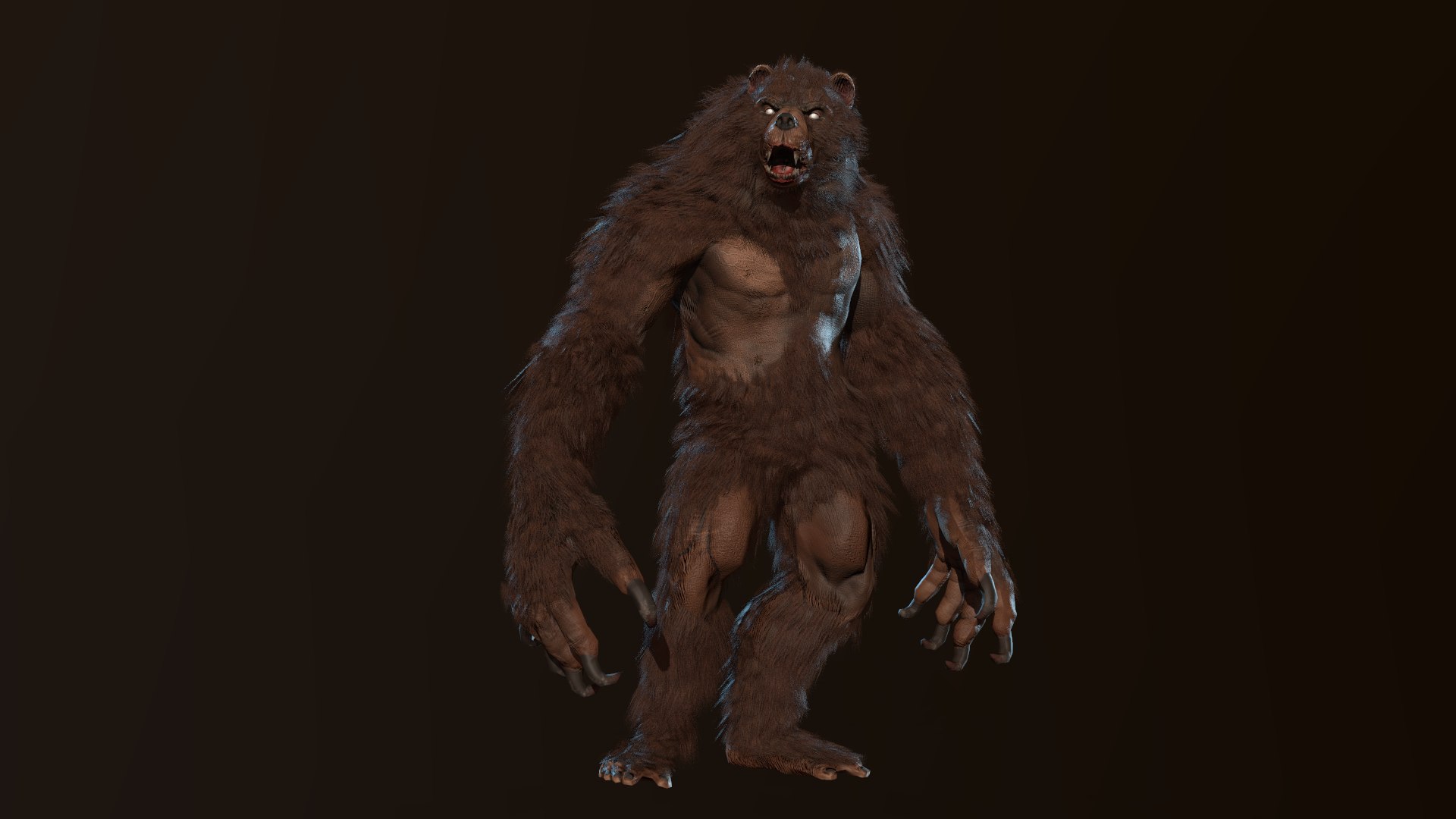 Character Werebear 3D - TurboSquid 1424985