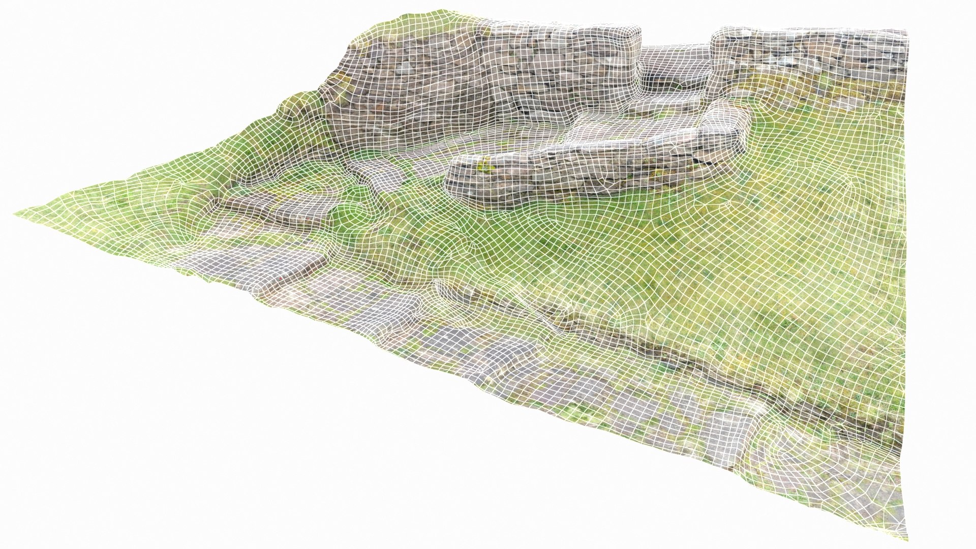 3D Scanned Stone Steps - TurboSquid 1713058