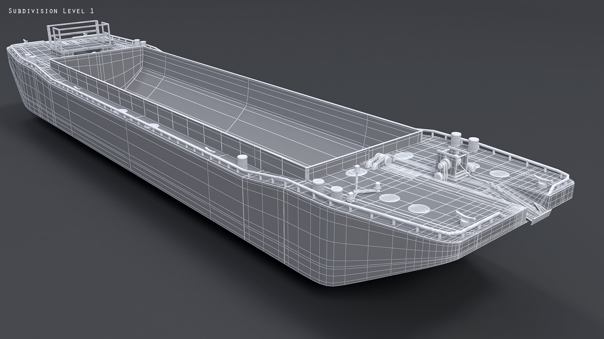 Barge And Tug Boat Collection Model - TurboSquid 1840386
