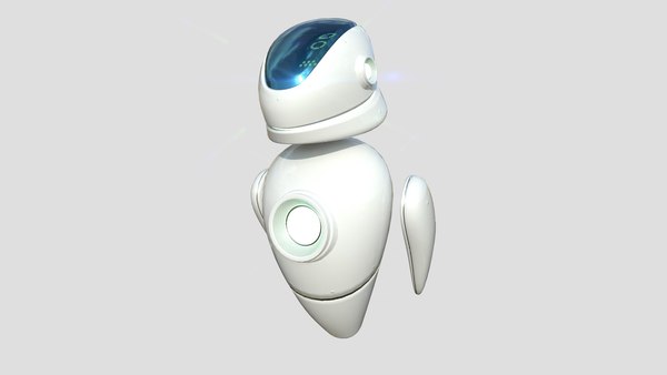 3D Flying Robot 01 White - Character SciFi Design model - TurboSquid ...