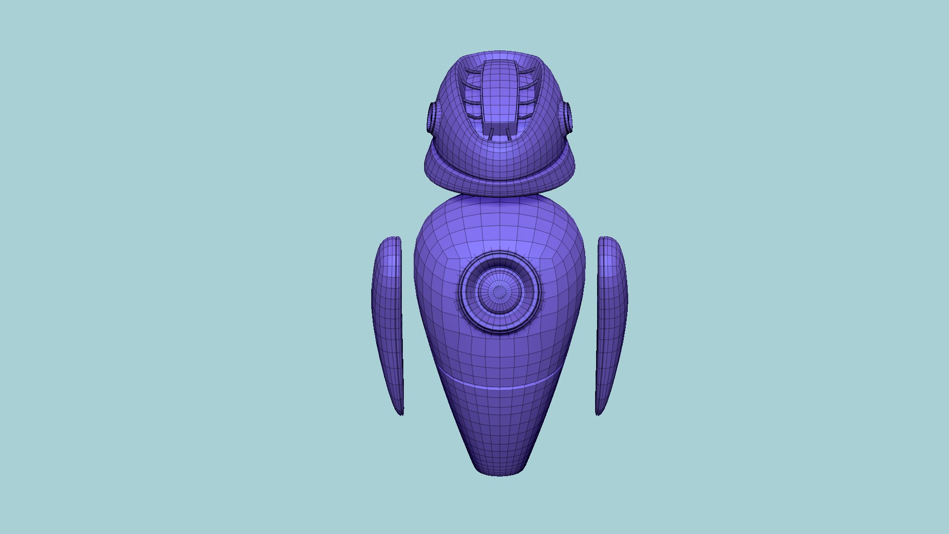 3D Flying Robot 01 White - Character SciFi Design Model - TurboSquid ...