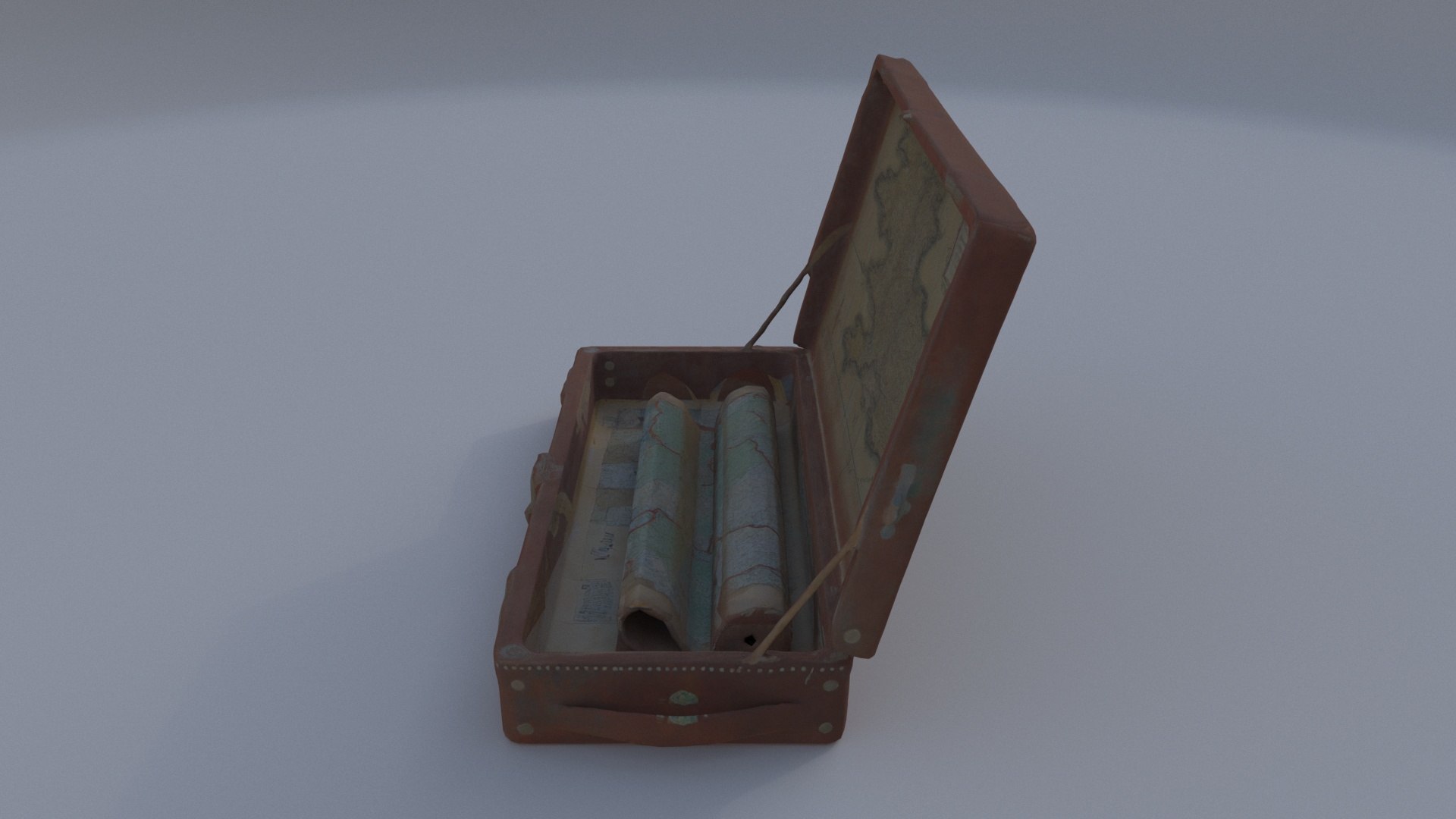 3D Traveler's Map Case Model - TurboSquid 2327331