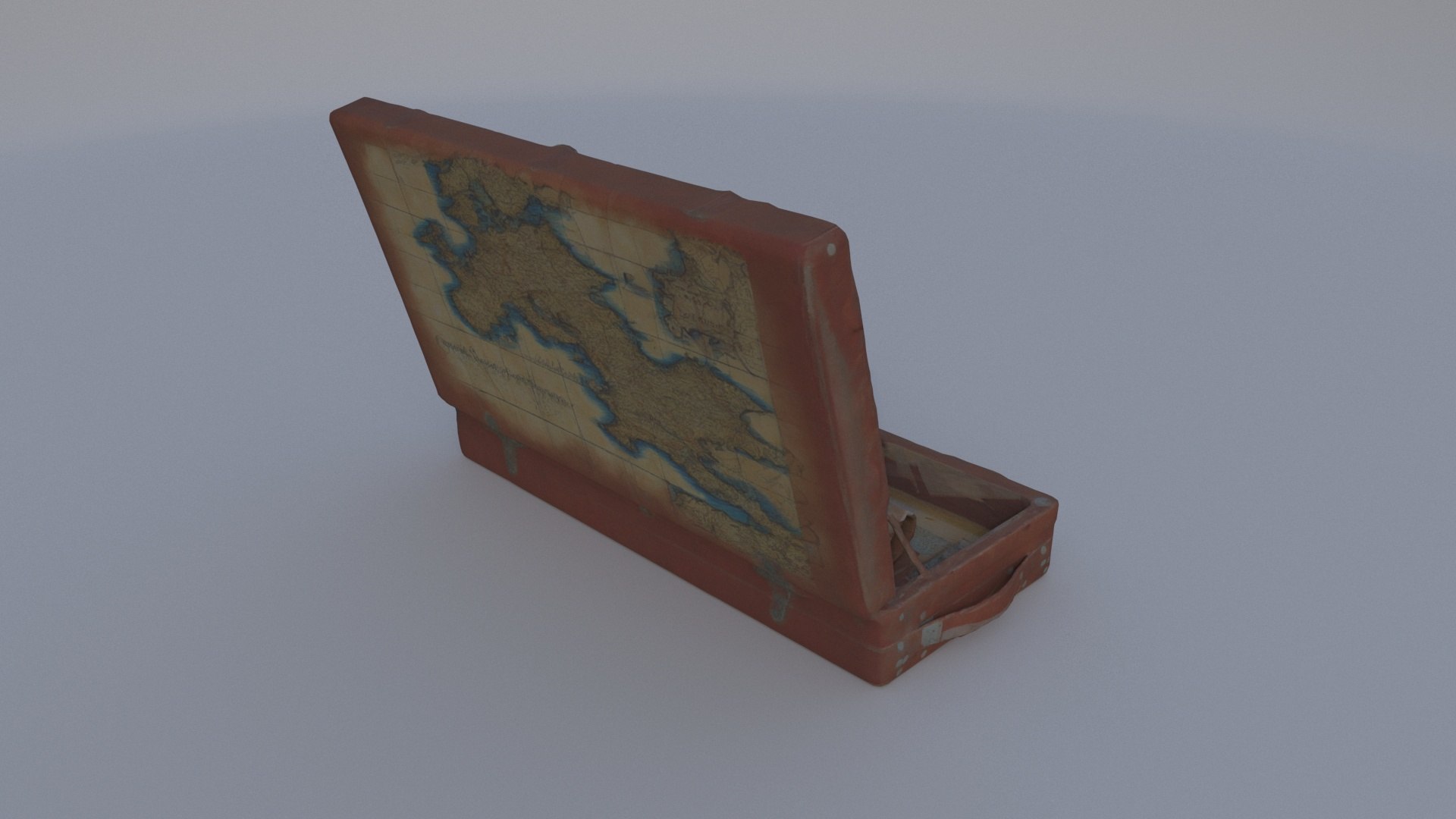 3D Traveler's Map Case Model - TurboSquid 2327331