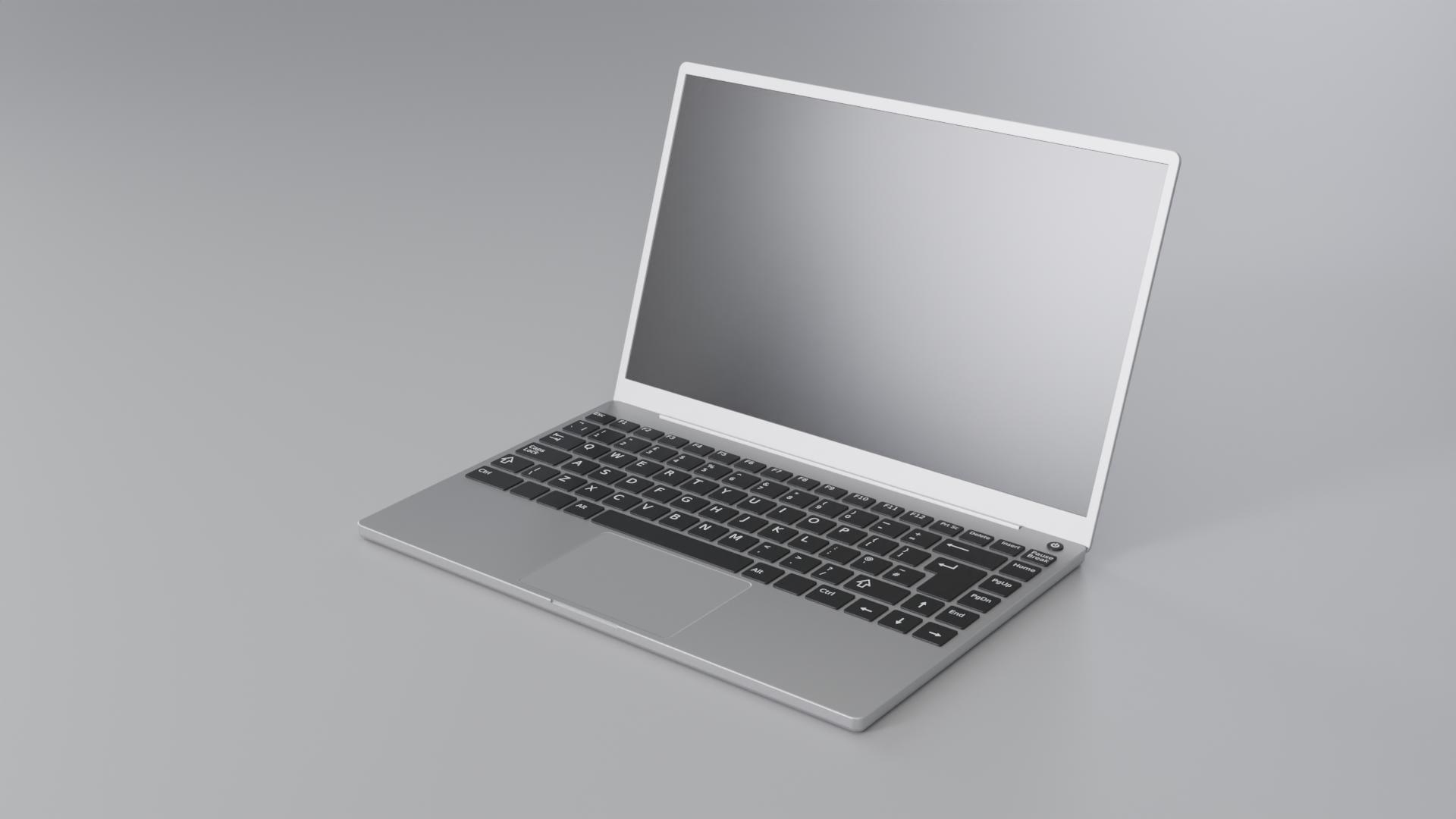 Laptop No Brand 3D Model - TurboSquid 2215949