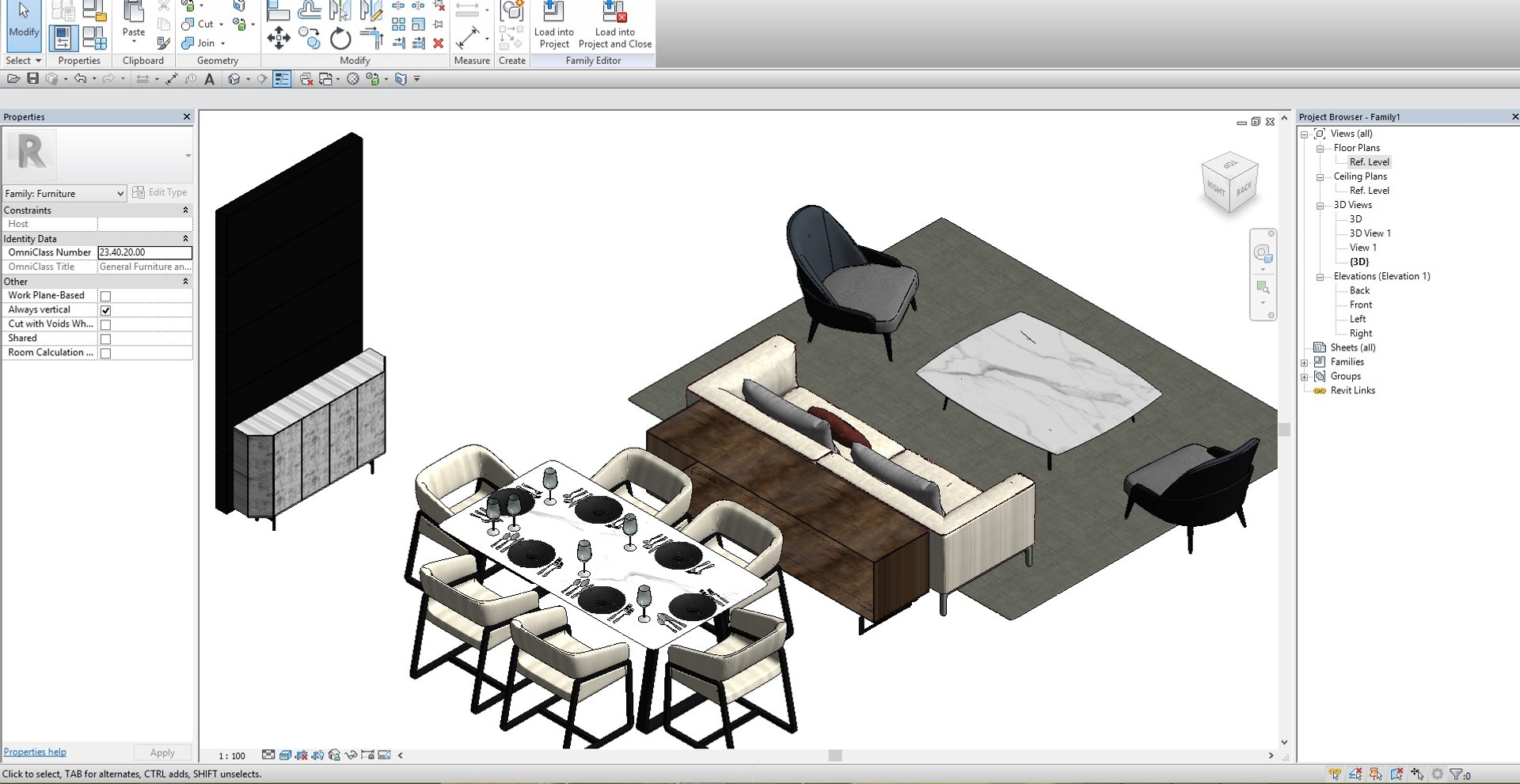 Revit Family 3D Model - TurboSquid 1552976
