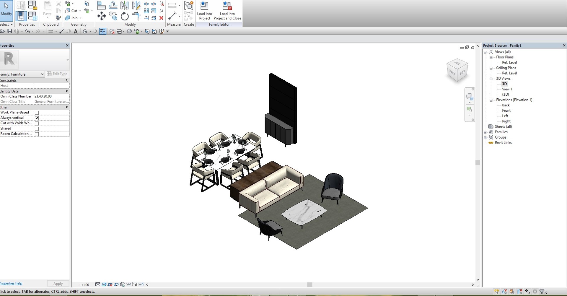 Revit Family 3D Model - TurboSquid 1552976