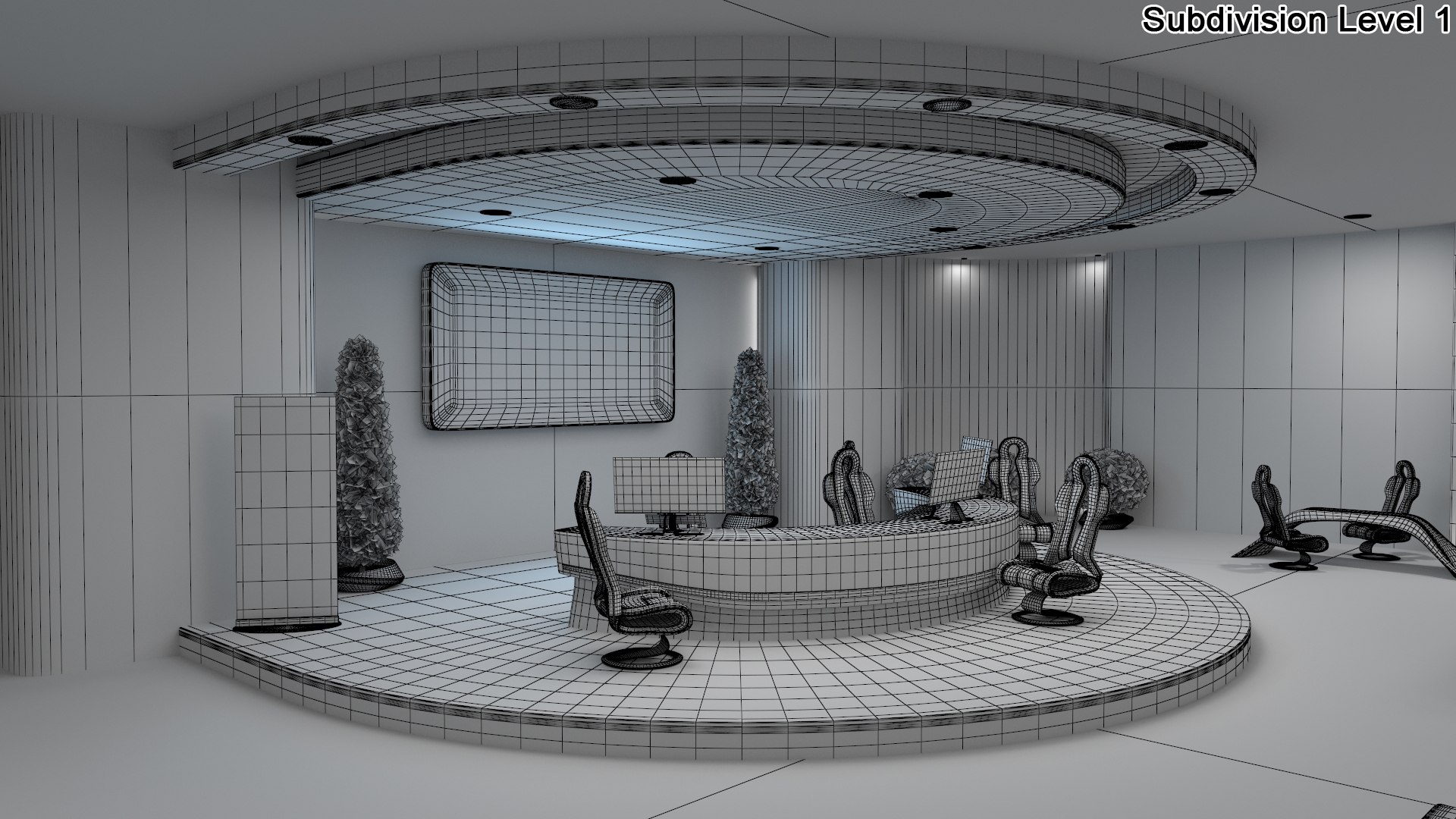 Bank Room 3D Model - TurboSquid 2143604