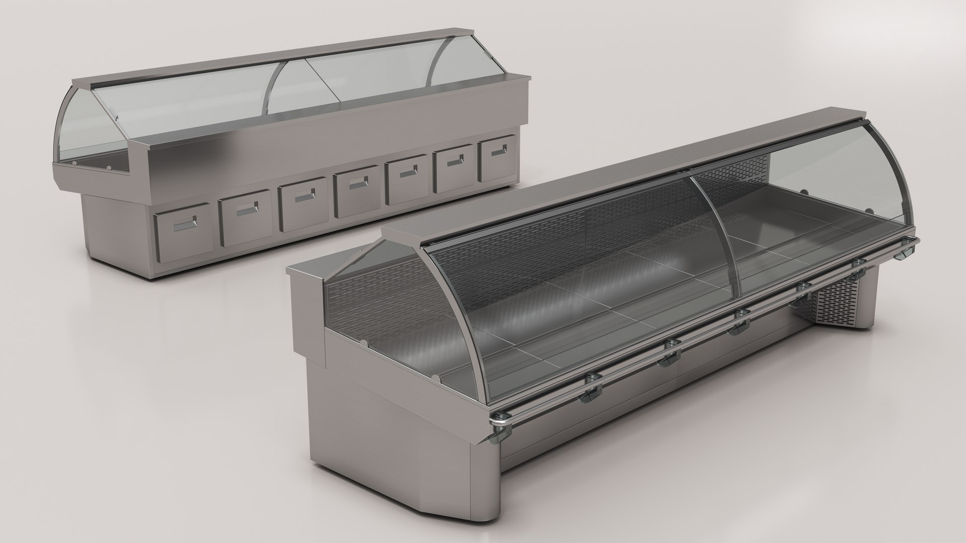 Refrigerated Display Case 3D Model - TurboSquid 2388828